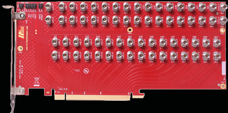 x16 PCI Express Gen5 to 2.92 connectors breakout board